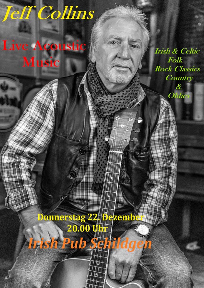 Jeff Collins // Live Acoustic Music - Irish Pub Schildgen